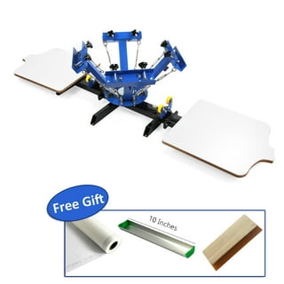 TECHTONGDA Micro-Registration 4 Color 1 Station Screen Printing Machine ...