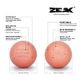 2 Zeak Lacrosse Massage Mmf7 Balls For Myofascial Release Therapy