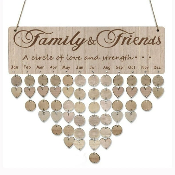 Tablero de recordatorio de días especiales de cumpleaños, decoración ...