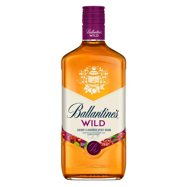 Paquete de 3 Whisky Ballantines Wild Cherry 700 ml | Bodega Aurrera en línea