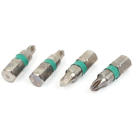 4mm Cross Head Magnetic PH0 Phillips Screwdriver Bit 25mm Length 4PCS ...