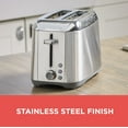 BLACK+DECKER Rapid Toast 2-Slice Wide Slot Toaster, Modern Stainless ...