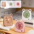 COM1950s USB Rechargeable Fan, Portable Desk Fan with 3 Adjustable ...