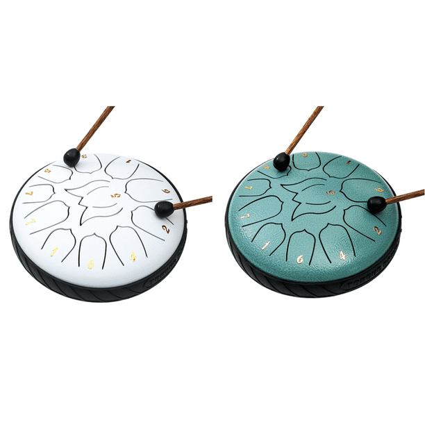 Tambor Etéreo 6 Pulgadas Y 11 Tonos Instrumento Musical Tambor Color Tambor Sánscrito Tambor ...