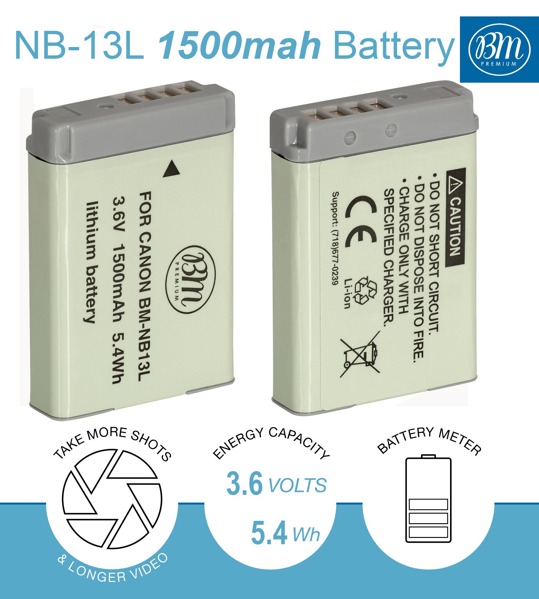Buy BM NB-13L Battery for Canon PowerShot SX620 SX720 SX740 HS G1 X Mark III, G5 X, G5 X Mark II ...