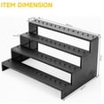 3.75" Action Figure Riser Stand Fit with 4 Tiers Display Shelf and Pegs ...