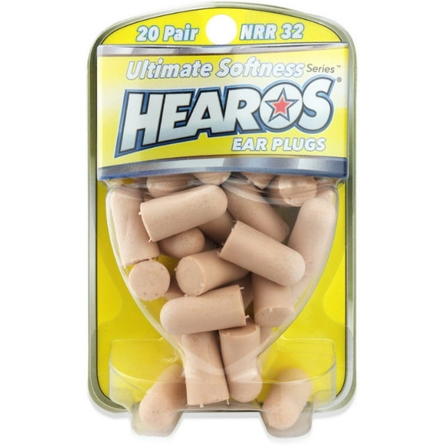 Hearos Ear Plugs, Ultimate Softness Series 20 pairs - Walmart.com