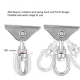 Swing Suspension Hook Swing Hanger Stainless Steel Rotatable Hammock ...