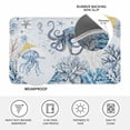 Blue Marine Life Doormat Ocean Octopus Coral Sea Star Seashell ...