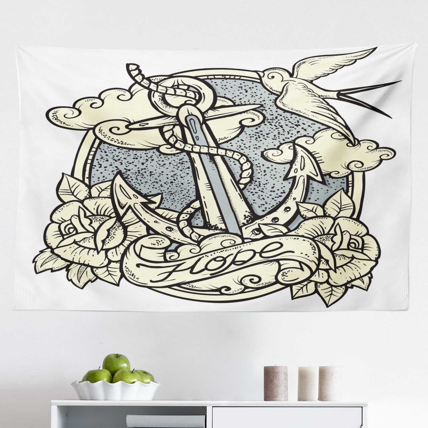 Anchor Tapestry, Anchor Shape in Lines Tropics Getaway Ship Cruise ...