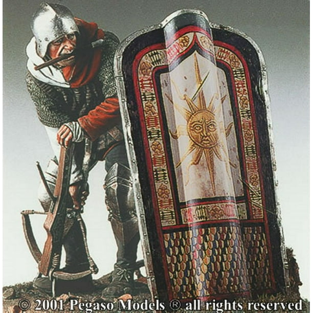 Pegaso Models 90mm Crossbowman XV c. White Metal Figure Kit #90-027 ...