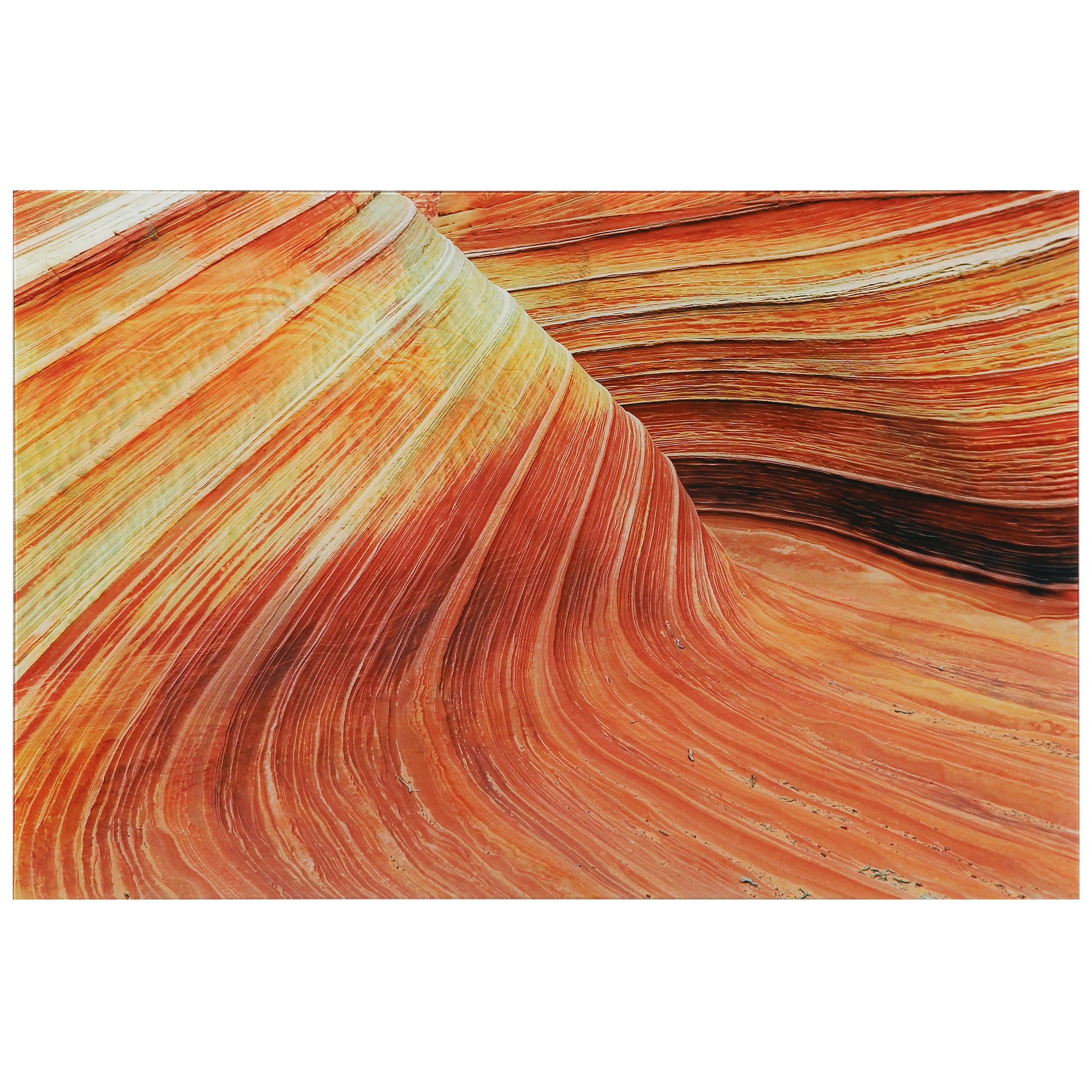Empire Art Direct Painted Rock Frameless Free Floating Tempered Glass ...