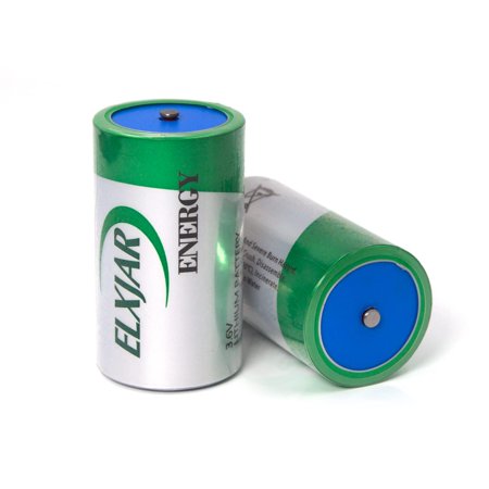 (2-Pack) XL-205F D-cell 19000mAh 36V Lithium Thionyl chloride (LiSOcI2 ...