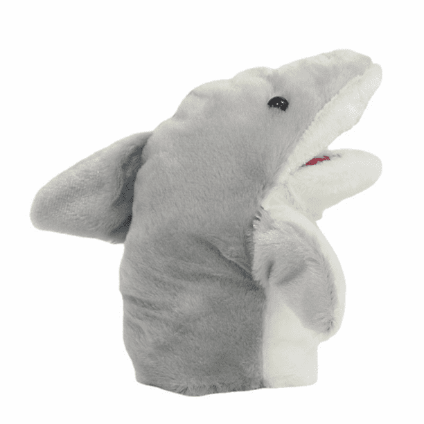 Cute Plush Shark Hand Puppet Shark Puppets Toys, Kids Hand Puppets ...