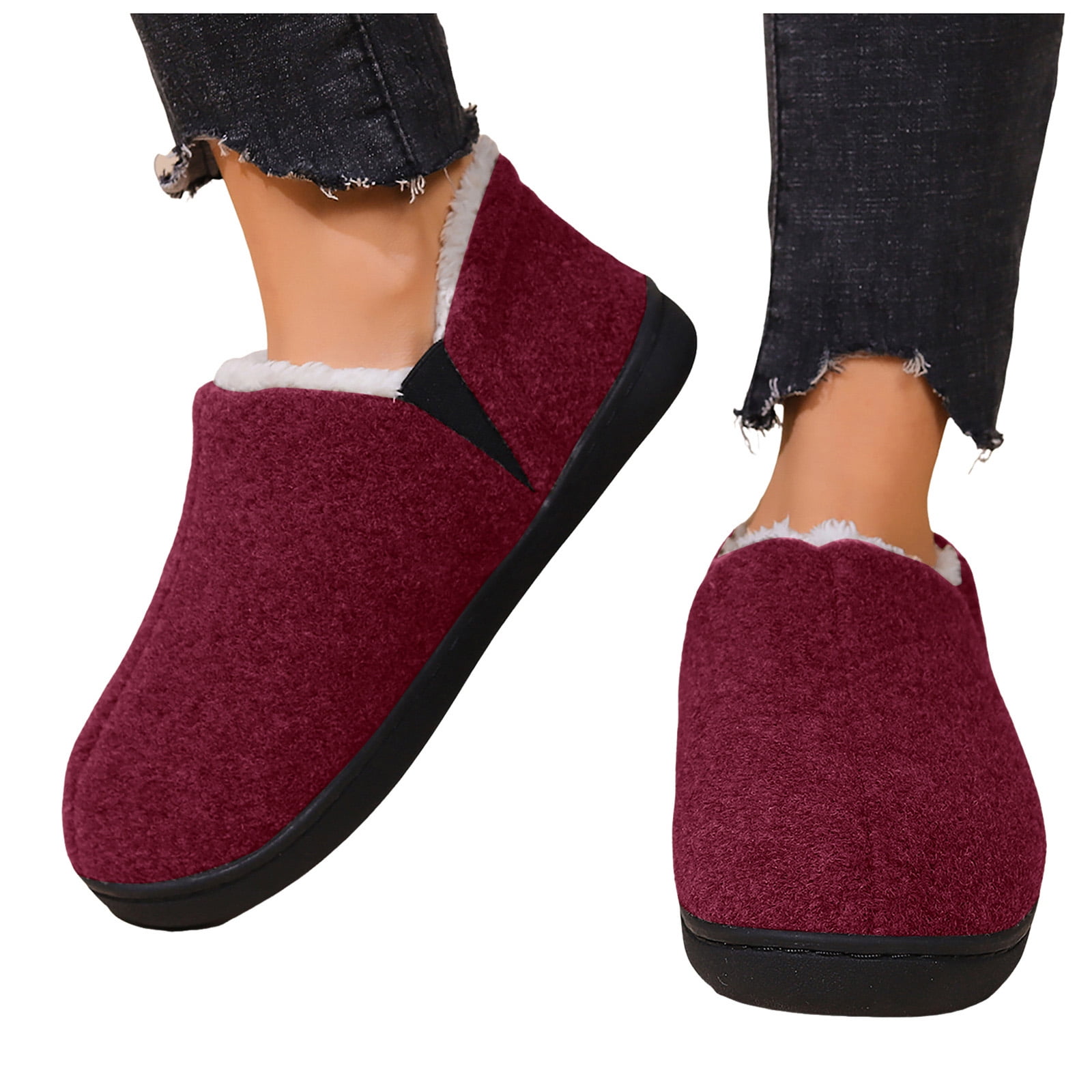 Click here for Rokment Womens Mens Winter Snow Boots Indoor Slipp... prices