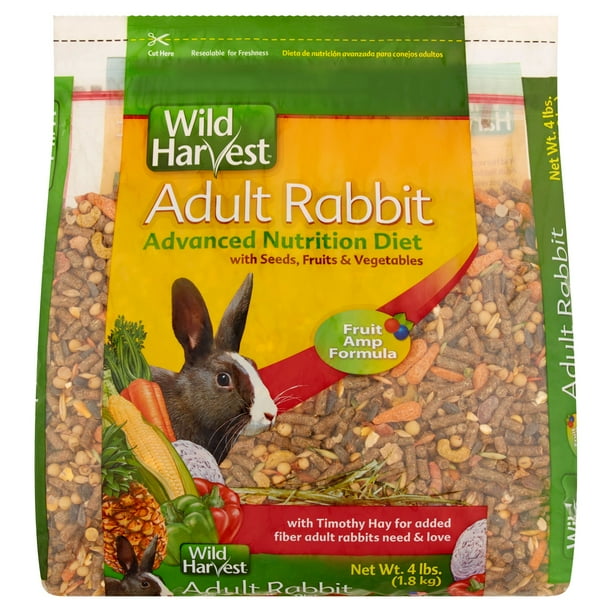 Wild Harvest Advanced Nutrition Diet For Adult Rabbits, 4 lbs - Walmart.com