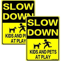 GoSports Neon Children's Slow Down Man! High Visibility Street Safety ...
