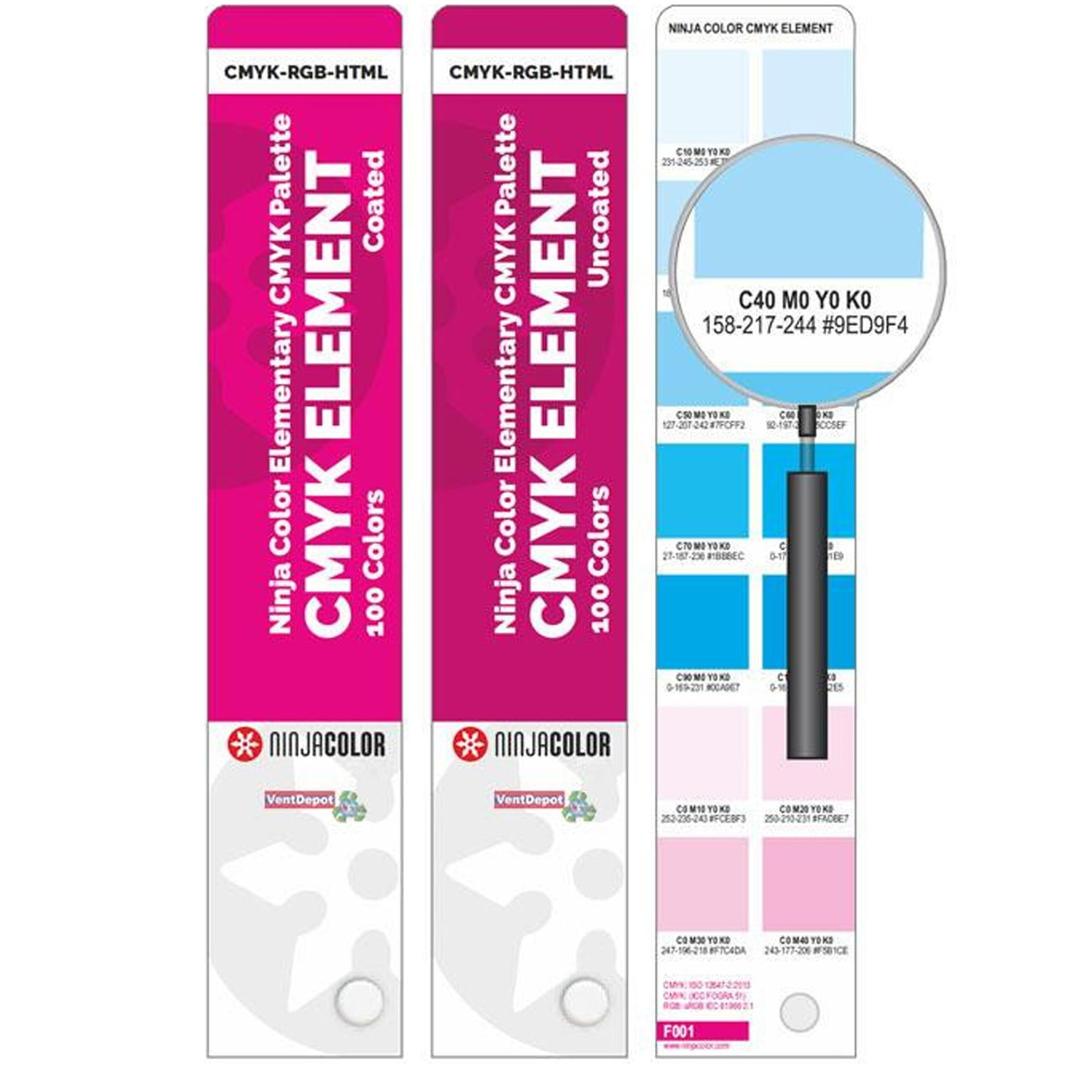 Gama de Pantone Profesional VentDepot Ninja Pink Belt 200 colores 2x2cm ...