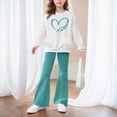 NOLDARES Baby Infant Girl Outfits Set for Fall Long Sleeve Soft Top ...