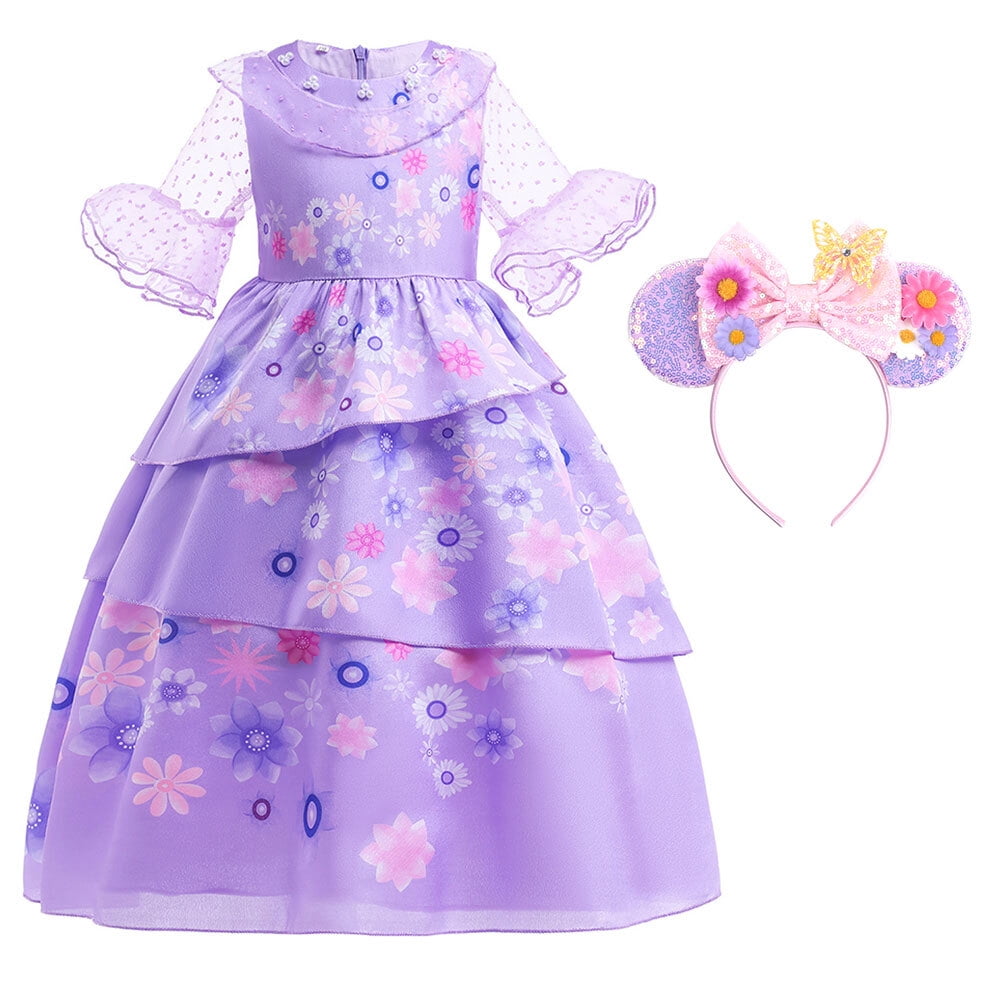 Isabella Princess Girls Dress Halloween Costume Birthday Party Cosplay ...