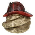 Rustic Fire Fighter Station 1 Fireman Hat And Hose Money Coin Savings ...