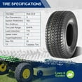 MaxAuto 18X6.50-8 18x6.5x8 Turf Saver Lawn Mower Tire 4PR, Set of 2 ...