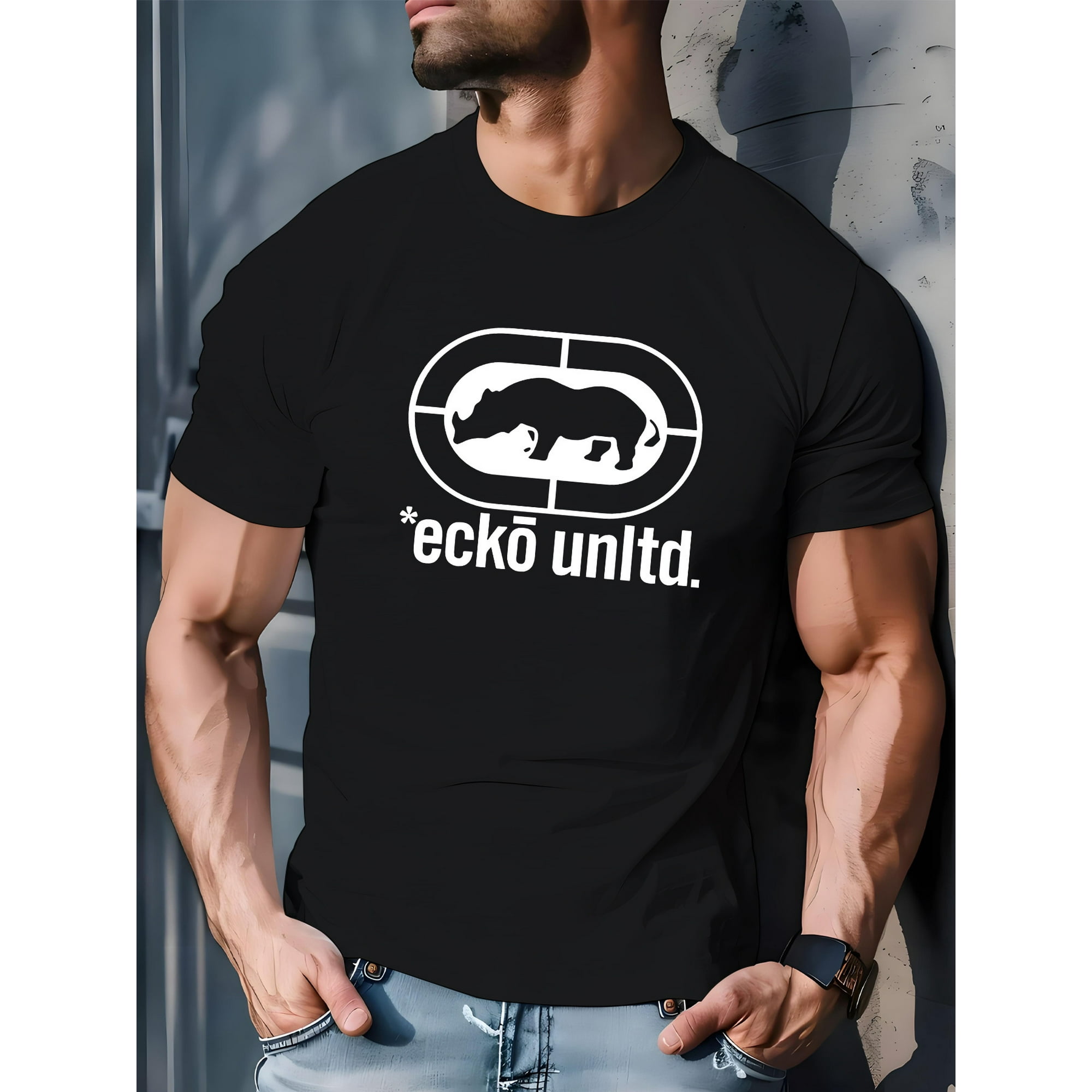 Click here for Yingd T Shirt Ecko Unltd Mens Rhino Graphic Navy B... prices