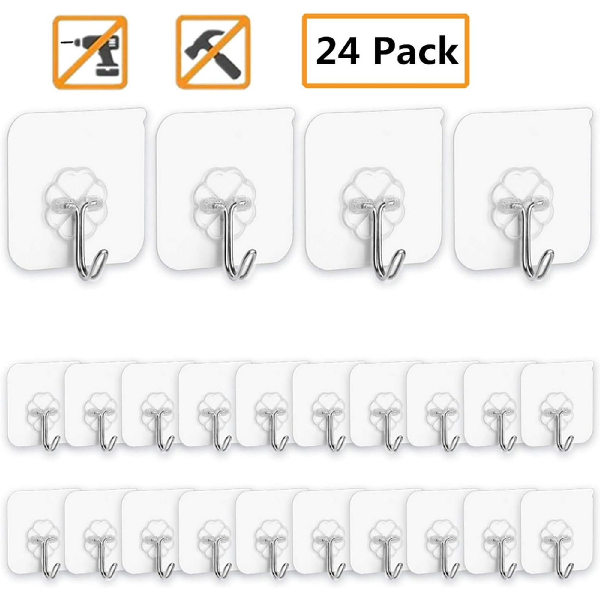Click here for Dutchman Stylish Transparent Adhesive Hooks  Heavy... prices