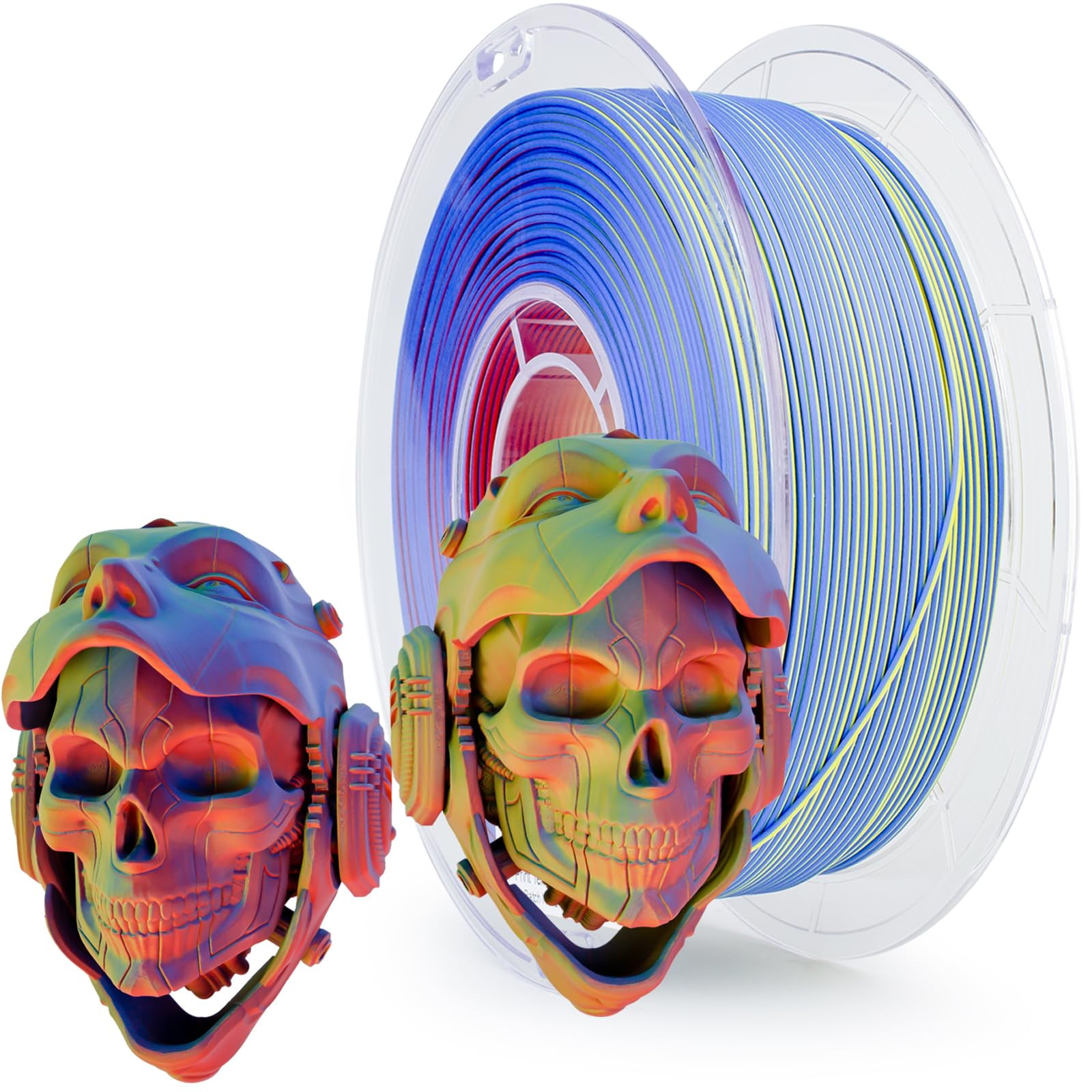 ZIRO Matte 3-in-1 Color Change PLA Filament 1.75mm, Magic Discoloration ...