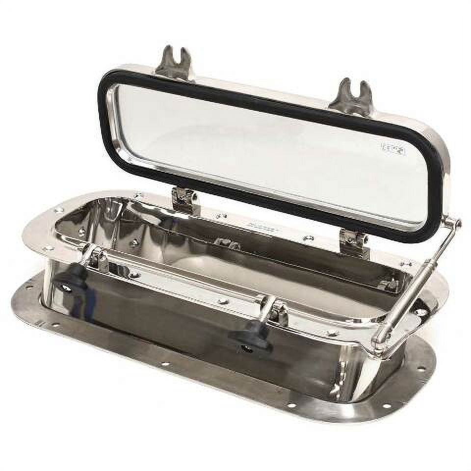 Man Ship Boat Rectangular Window LS-7091A25 | 14 5/8 x 3 5/8 Inch ...