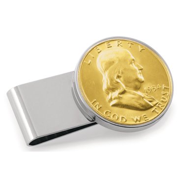 Primal Gold 14 Karat Yellow Gold Men's Sunburst Design Money Clip ...