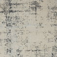 Nourison Rustic Textures Abstract Ivory/Blue 7'10" x 10'6" Area Rug ...