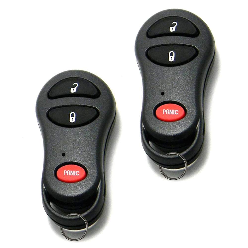2 FOR Chrysler Dodge Jeep Keyless Entry Remote Key Fob Transmitter ...