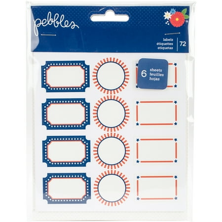America The Beautiful Label Stickers 6/Sheets- | Walmart Canada