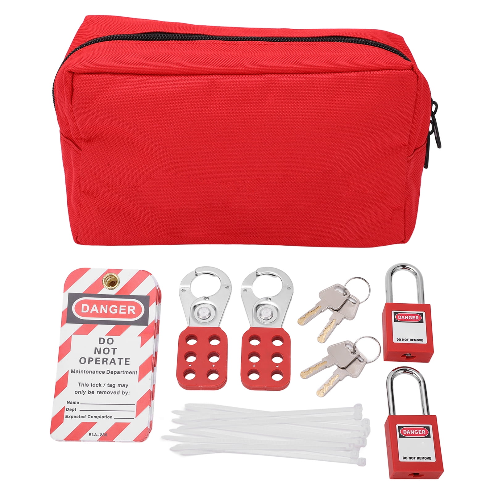 Lockout?Tagout?Kit, Loto Tag Red Electrical?Loto?Kit For Industrial ...