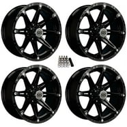 GTW Specter 10" Golf Cart Wheels/Rims Black E-Z-GO & Club Car - Walmart.com