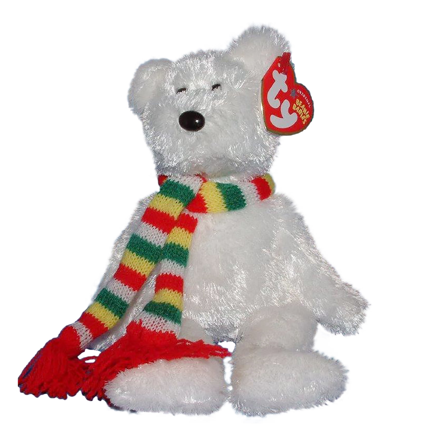 Ty Beanie Baby: Flurry the Bear | Stuffed Animal | MWMT's - Walmart.com