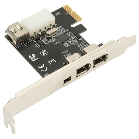 PCIE 1X To 1394A Card, 400Mbps Transmission PCIE Firewire 1394A Card 4X ...
