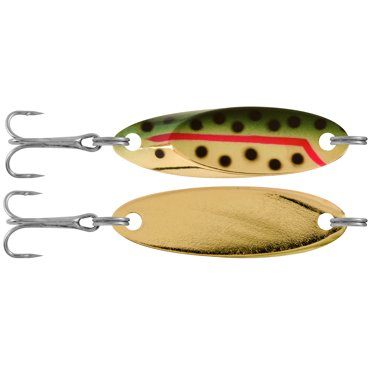 Thomas Cyclone Wobbler Spoon Freshwater Fishing Lure, Brown Trout, 1 3/ ...