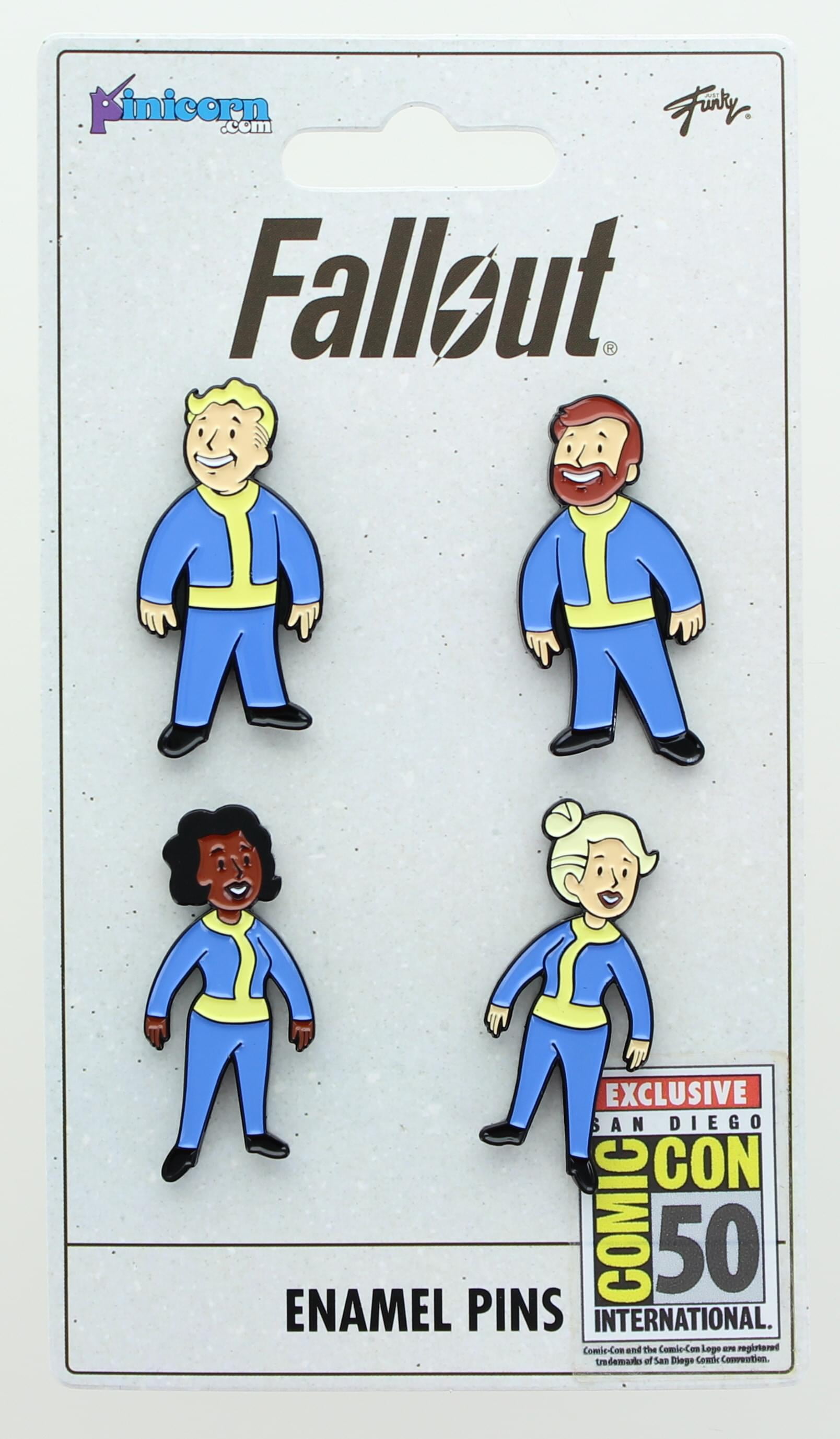 Fallout Vault Dweller Pins | Collectible Metal Enamel Pin Set ...