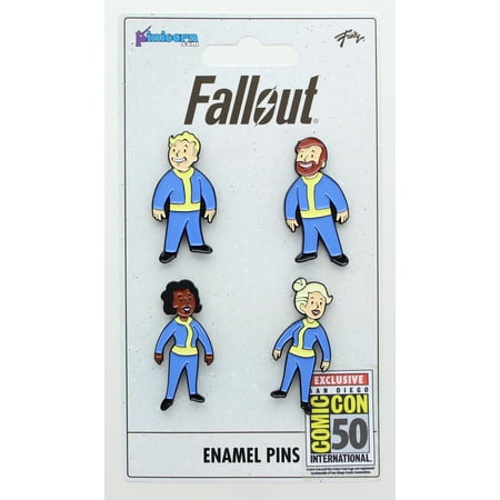 Fallout Vault Dweller Pins | Collectible Metal Enamel Pin Set ...