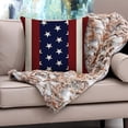 4th of July Pillow Covers 14x14 Inch - Patriotic Red White Blue Star ...