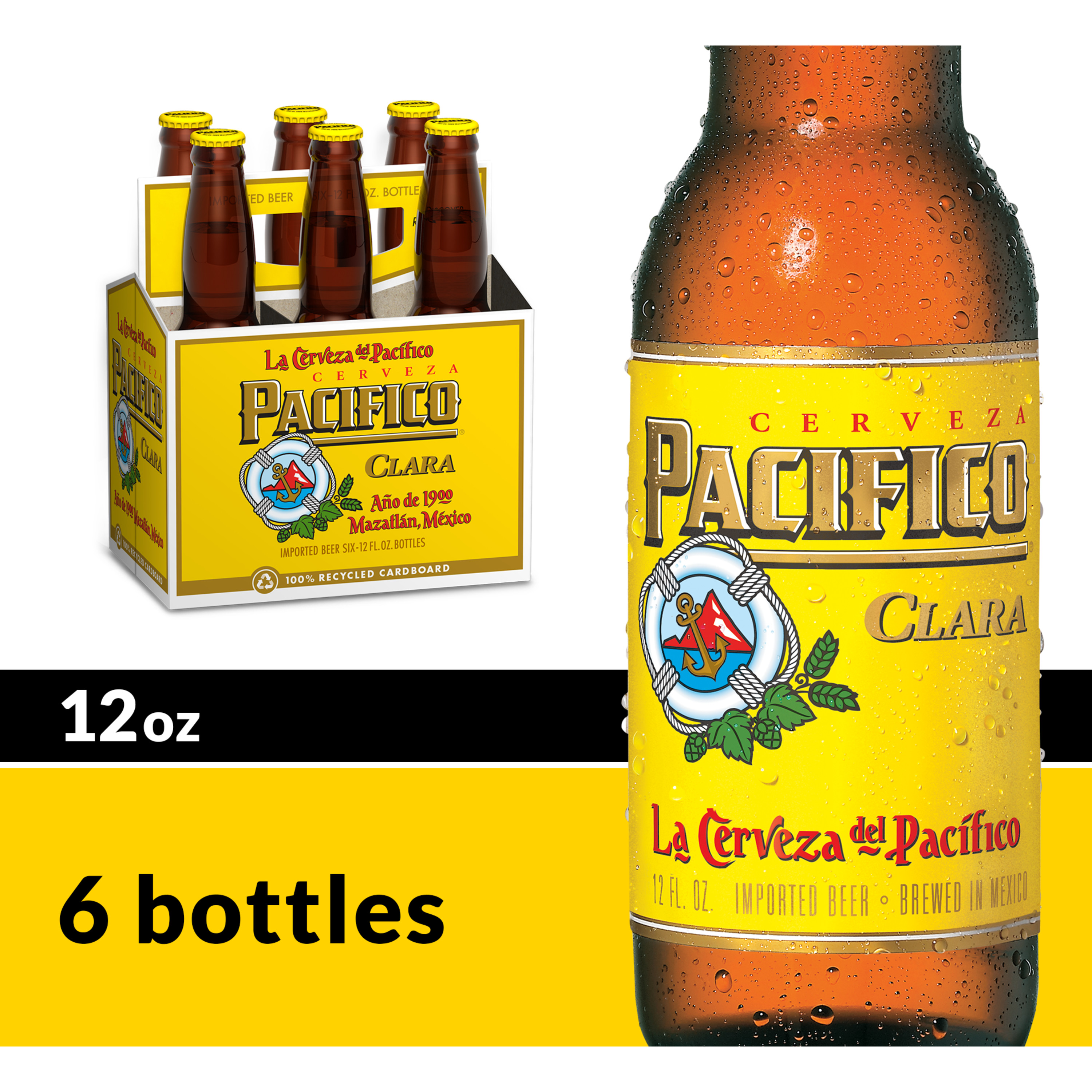 Buy Pacifico Clara Mexican Lager Beer 6 Pack 12 Fl Oz Bottles 4 4 Buy Pacifico Clara Mexican Lager Beer 6 Pack 12 Fl Oz Bottles 4 4