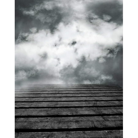 BSDHOME Polyester Wooden Floor Hazy Photography Backdrops Photo Props ...