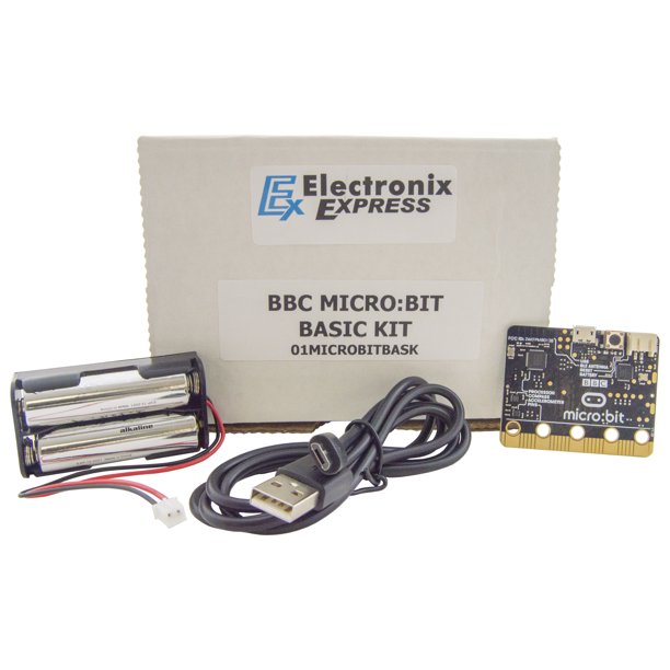micro:bit Basic Kit - micro:bit, 3 Ft. USB Cable, AA Battery Holder ...