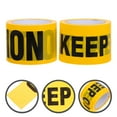 LongYTong 2 Rolls Warning Danger Tapes Caution Tape Keep Out Tape Non-adhesive Danger Tape 100m ...
