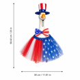 23.0 Inch Independence Day Porch Goose Costume Set With Hat Neck Tie ...