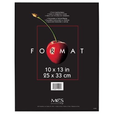 DAX U-Channel Poster Frame, Contemporary Clear Plastic Window, 24 x 36 ...