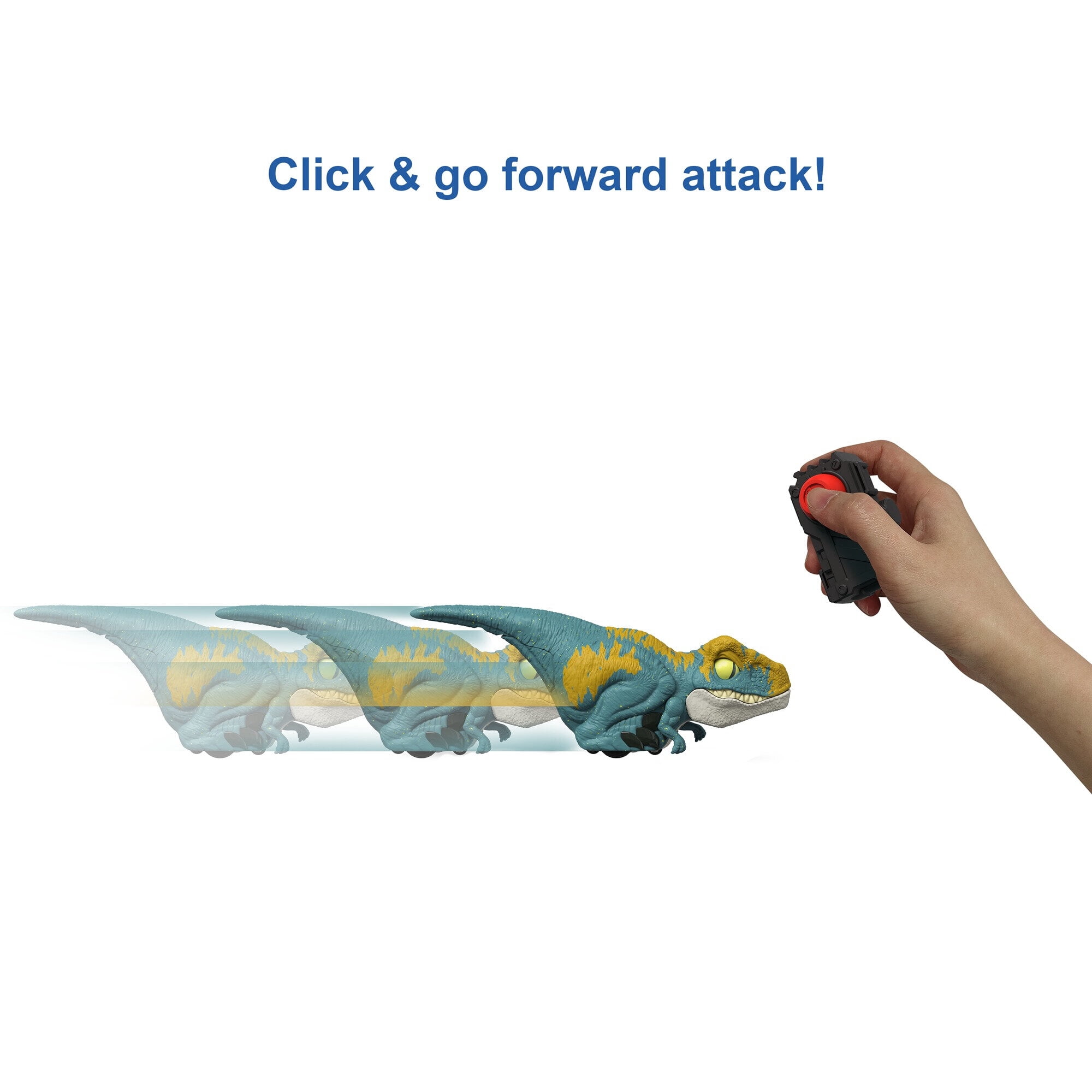 Buy Jurassic World Dominion Uncaged Click Tracker Velociraptor 'Blue ...