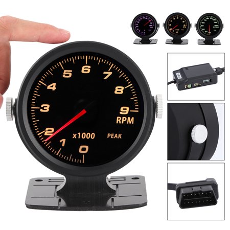 Tachometer Water Temperature Gauge Volt Gauge 3 Gauges Combo Set 60mm ...